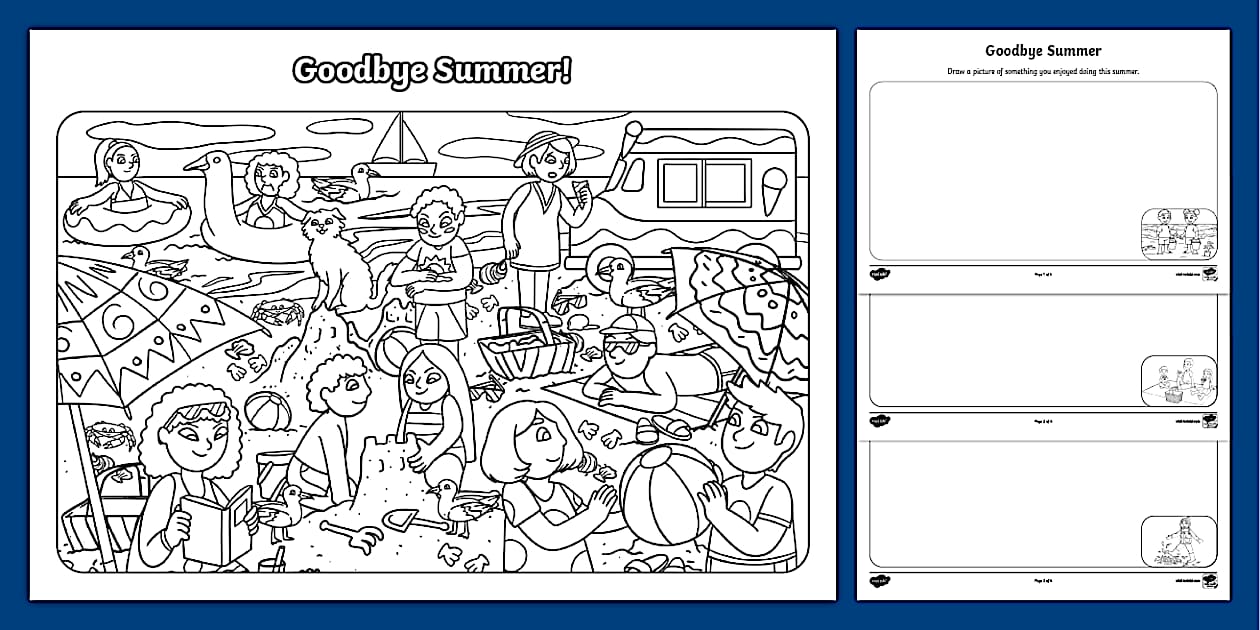 Creative Goodbye Summer Activity | Twinkl | EYFS | KS1