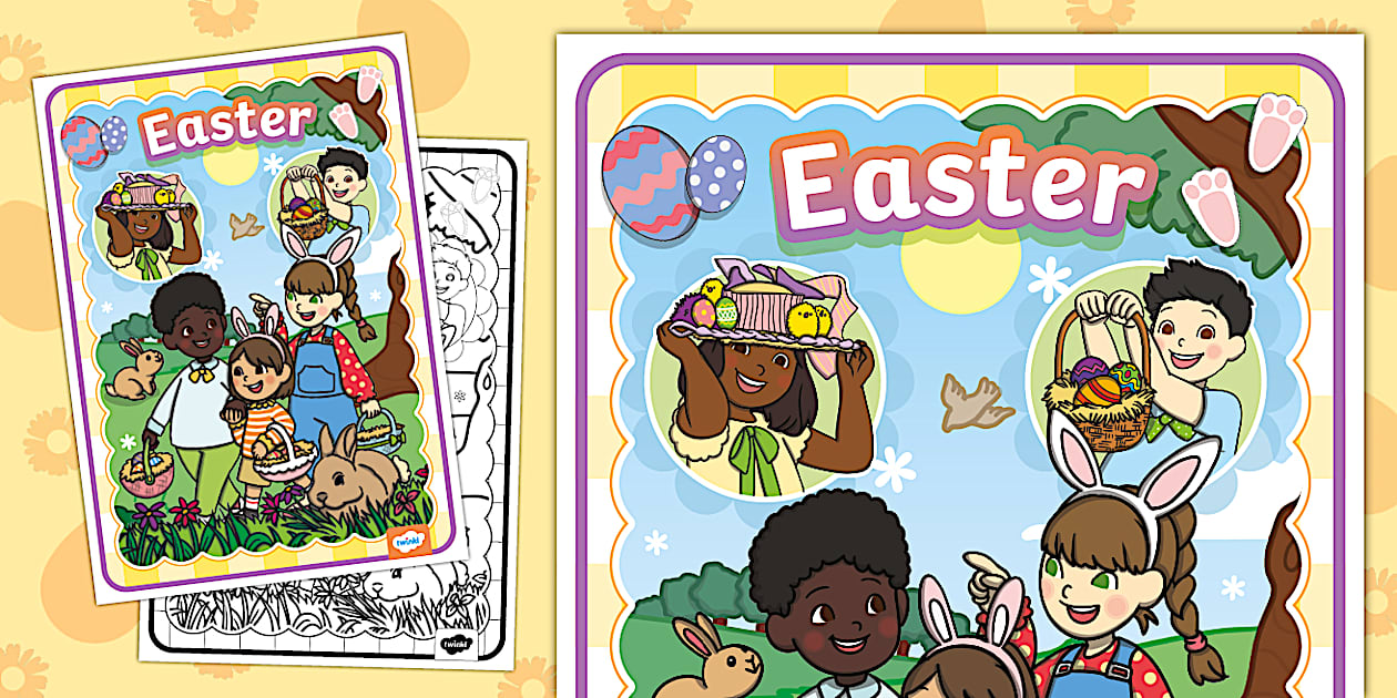 Easter Cover Page (Hecho por educadores) - Twinkl