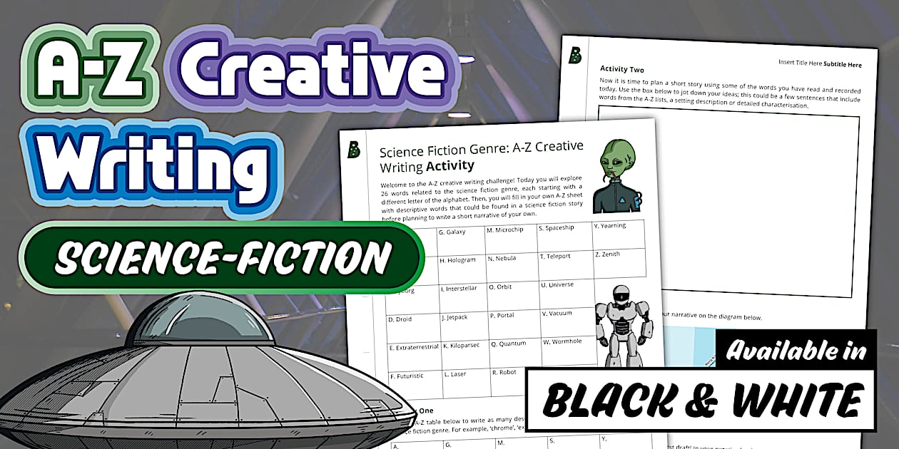 Science Fiction Genre: A-Z Creative Writing Activity