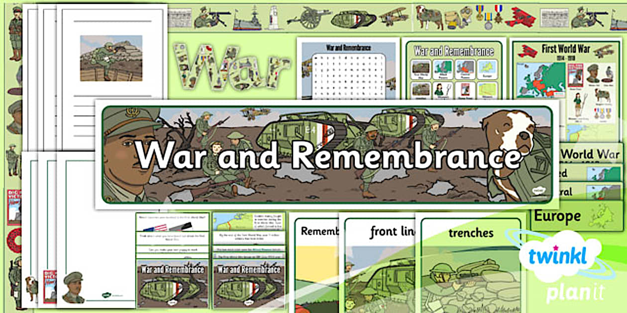 History: War and Remembrance KS1 Unit Additional Resources