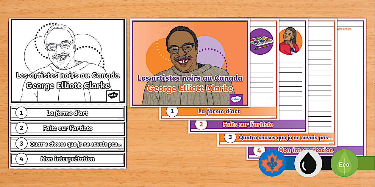 Black Artists in Canada Flip Book French - George Elliott Clarke