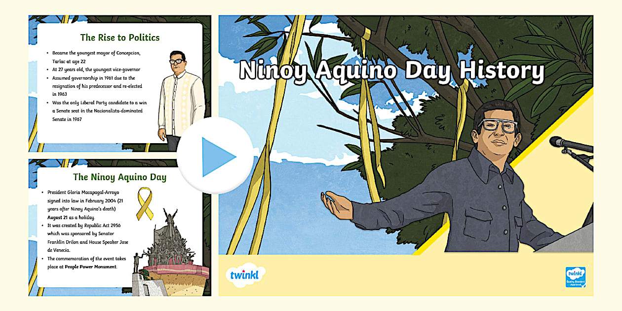 Ninoy Aquino Day History | Grade 6 | Twinkl (Lehrer gemacht)