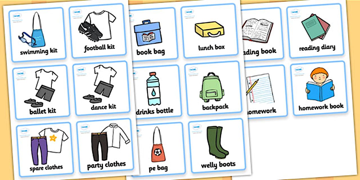 SEN Communication Cards Things To Remember (Boy) - Twinkl