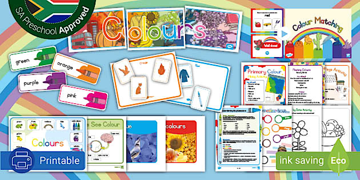 Colours Worksheets Preschool | Themed Teaching Pack | Twinkl
