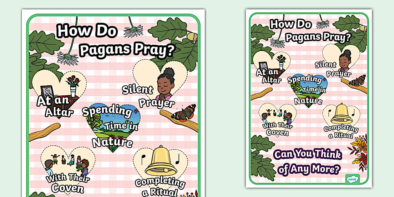 Pagan Prayer Display Poster | Paganism | Religion | KS2