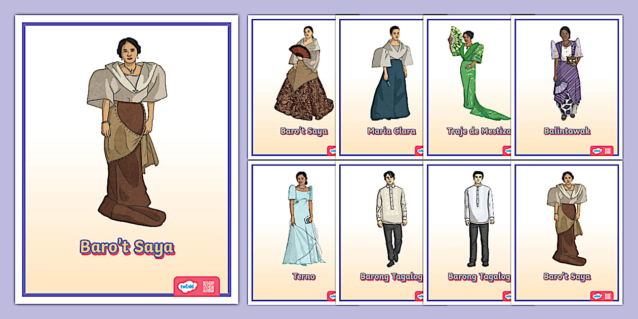 Philippine National Costumes | Grade 6 | Twinkl - Twinkl