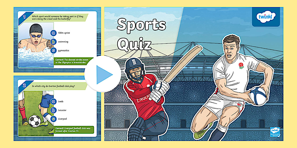 KS2 Sports PowerPoint Quiz | Games and Sports | Twinkl