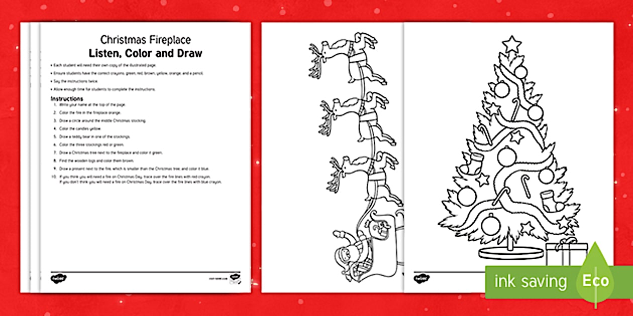 Christmas Listen and Color Activities (teacher made)