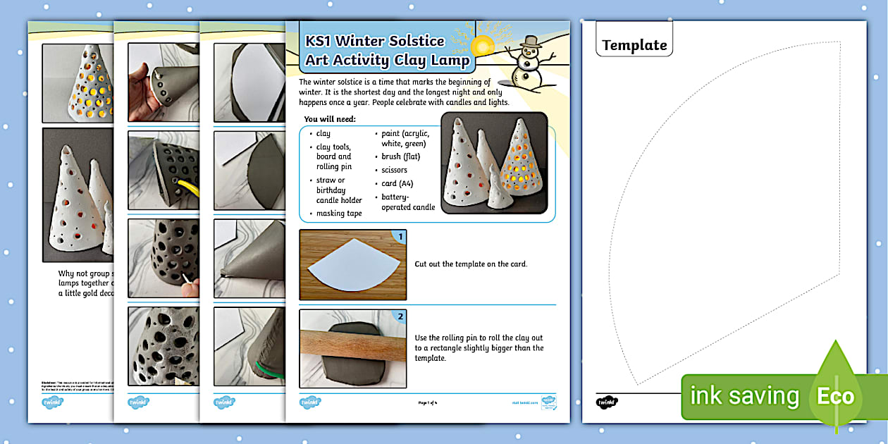 KS1 Winter Solstice Art Activity (Teacher-Made) - Twinkl