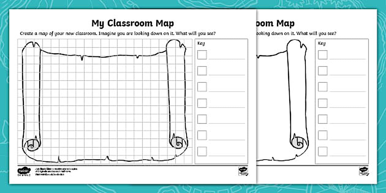 Editable Jake's First Day Classroom Map Worksheet - Twinkl