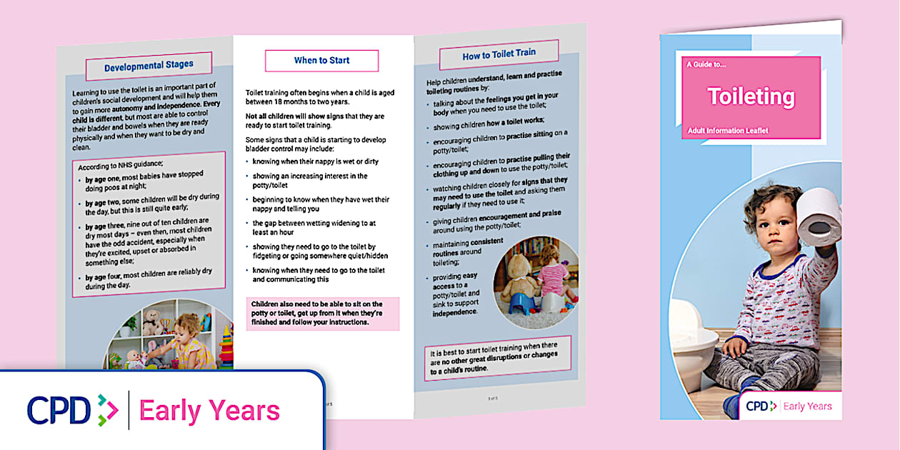 Toileting (Adult Information Leaflet) | Early Years CPD