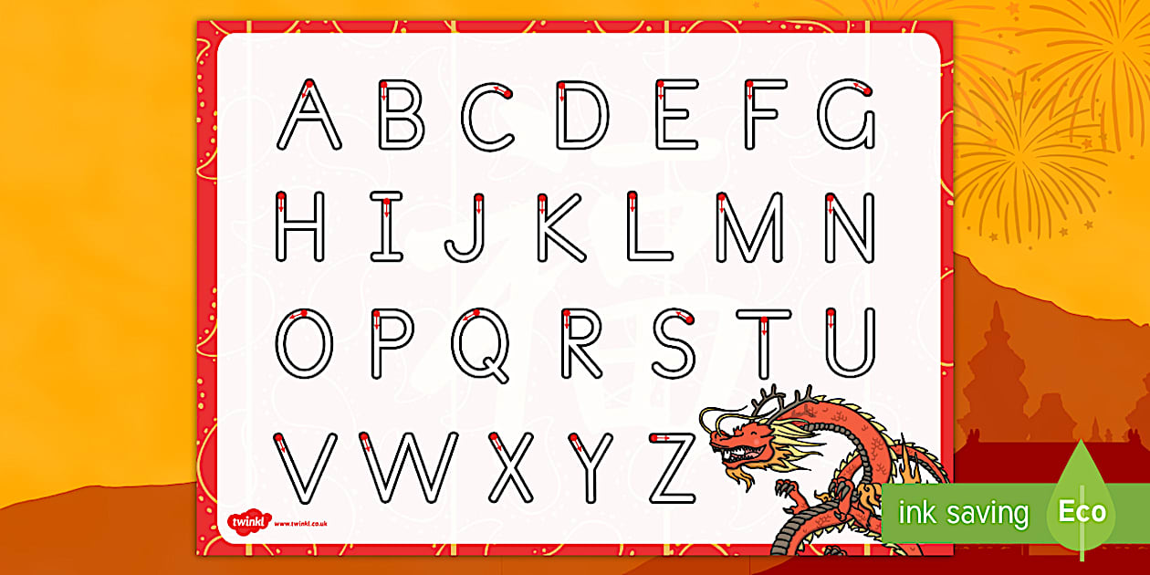 NSW Chinese New Year Themed Letter Writing Worksheet