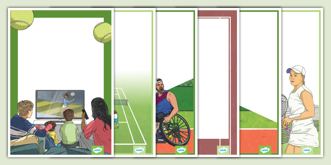 Tennis Editable Posters (teacher made) - Twinkl