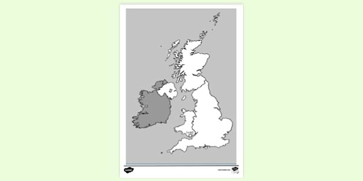 United Kingdom and Cardiff Map Colouring | Colouring Sheets
