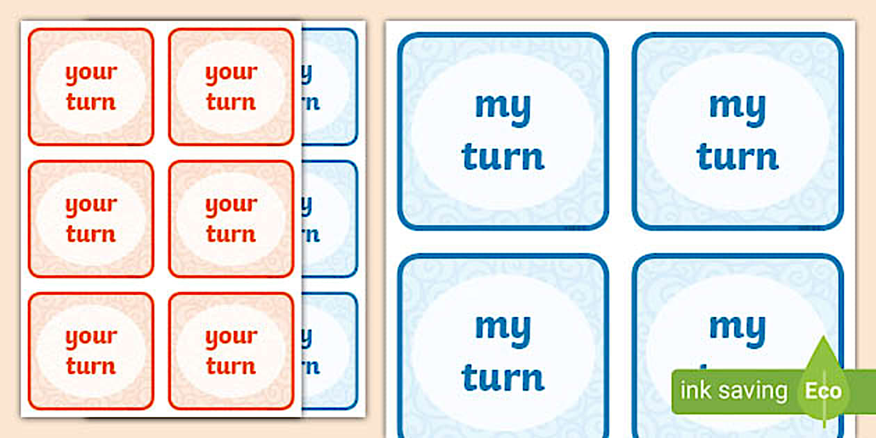 My Turn Your Turn Visual Cards (teacher made) - Twinkl