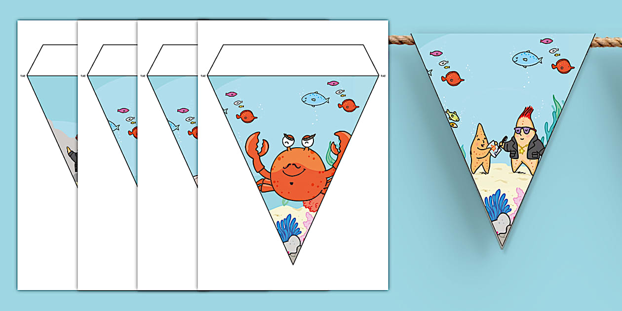 Starry-Eyed Stan Display Bunting (Teacher-Made) - Twinkl