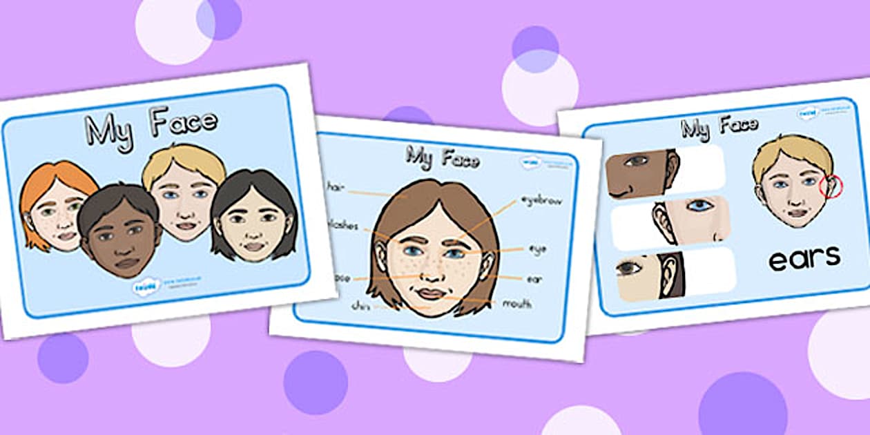 My Face Display Posters (teacher made) - Twinkl