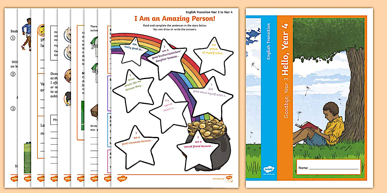 Moving to Year 4 English Transition Booklet (teacher made)