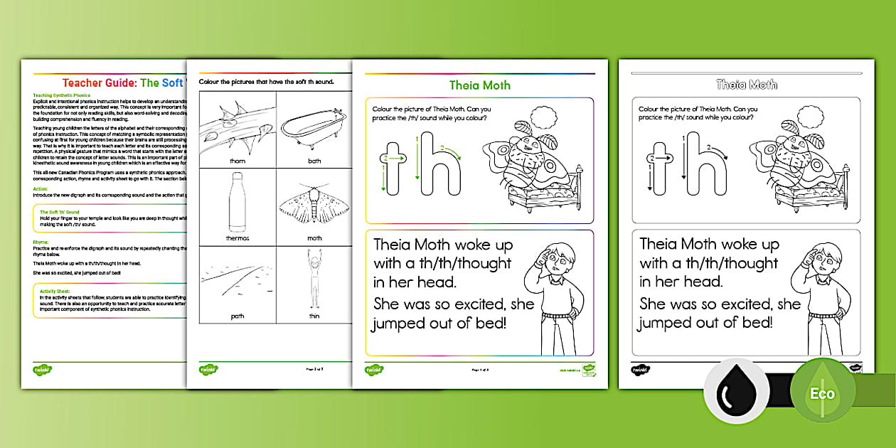 Phonics Canada: The Soft 'th' Sound | Twinkl (teacher made)