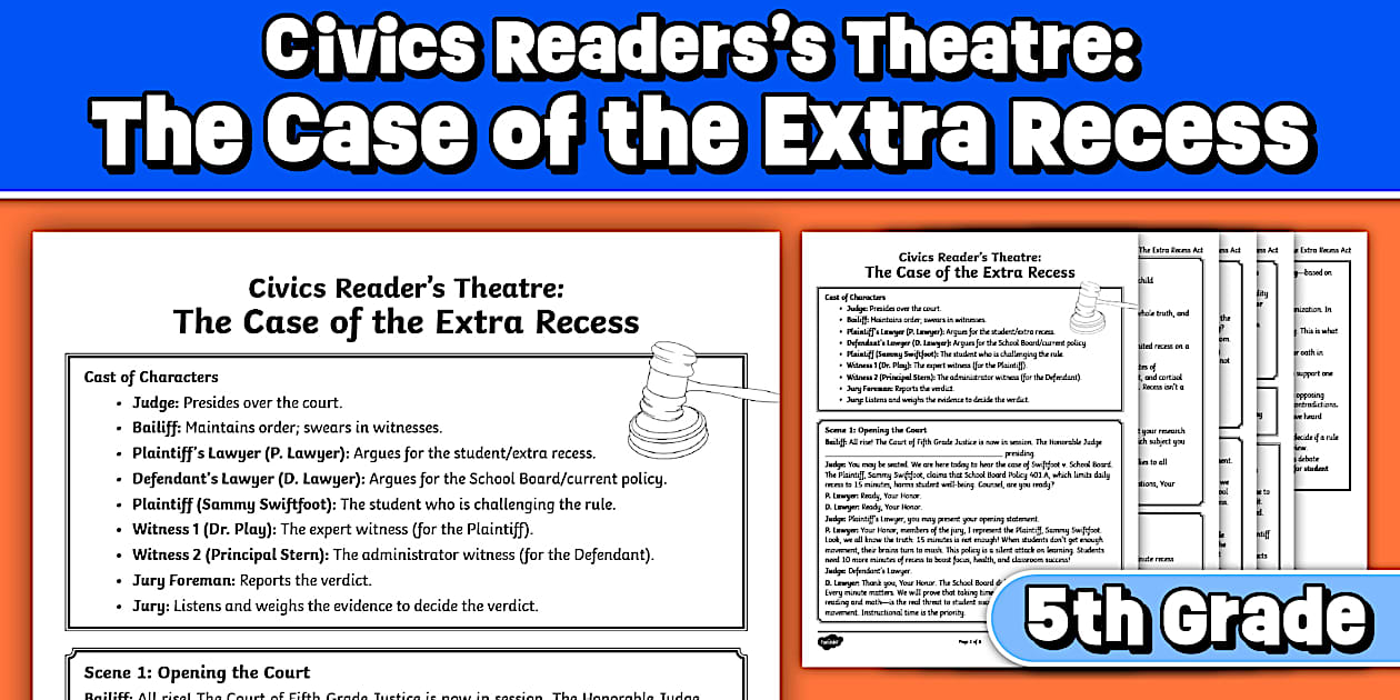Fifth Grade Civics Reader's Theatre