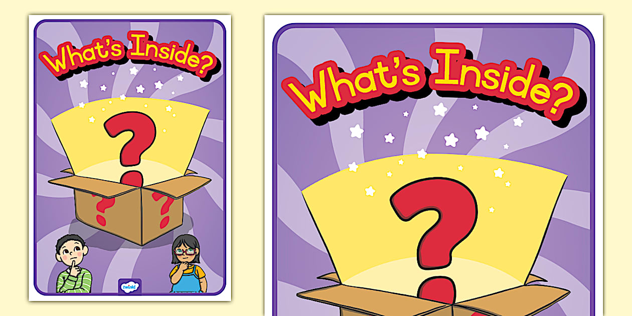 What's Inside? Display Poster (teacher made) - Twinkl