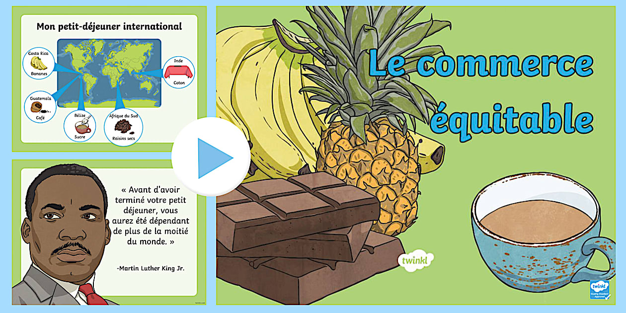Powerpoint : Le commerce équitable (teacher made) - Twinkl