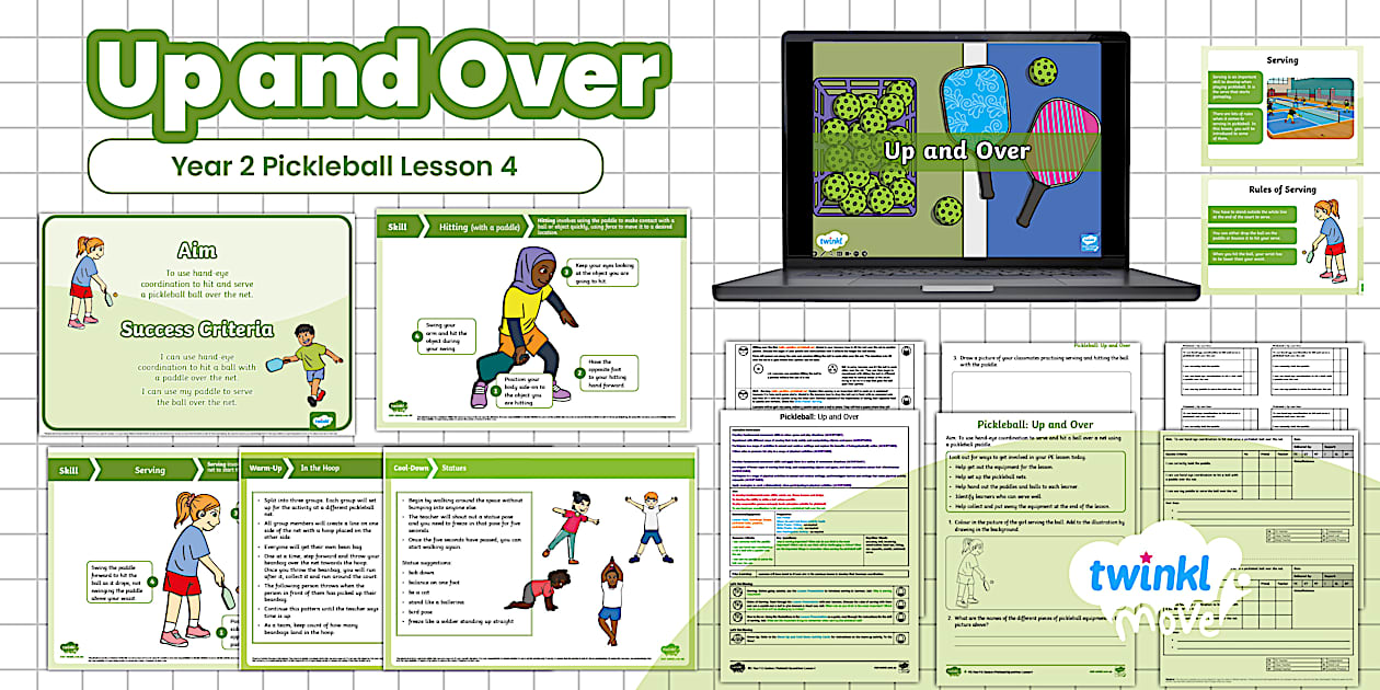 Move PE F-2 Pickleball Lesson 4: Up and Over