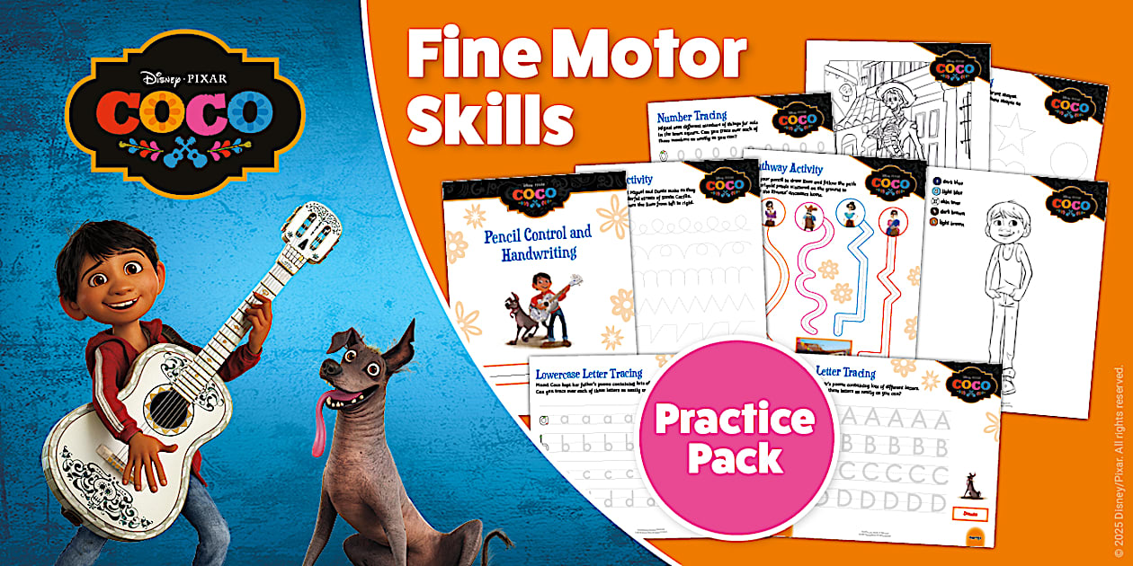 Coco: Fine Motor Skills Activity Pack
