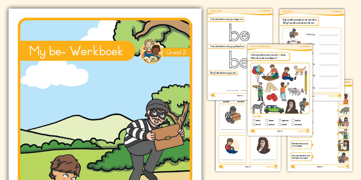 Graad 2 Klanke Werkboek be- (Hecho por educadores) - Twinkl