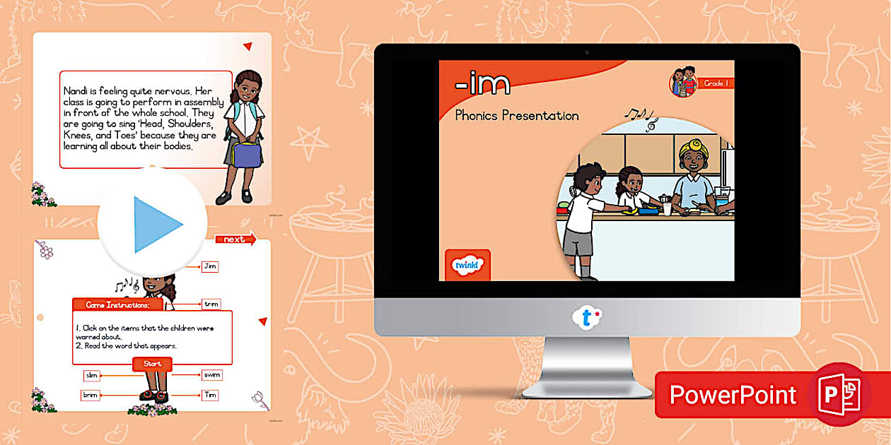 Grade 1 Phonics: -im PowerPoint Presentation - Twinkl