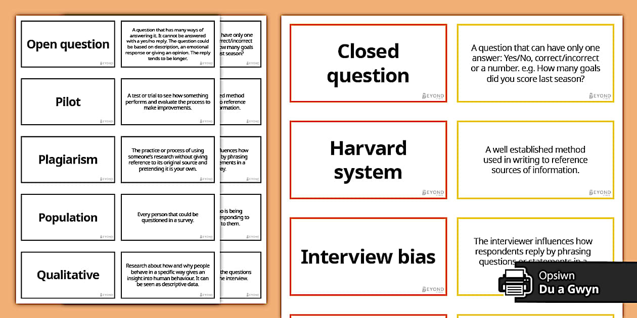 Individual: Critical Thinking Glossary Flashcards - Twinkl