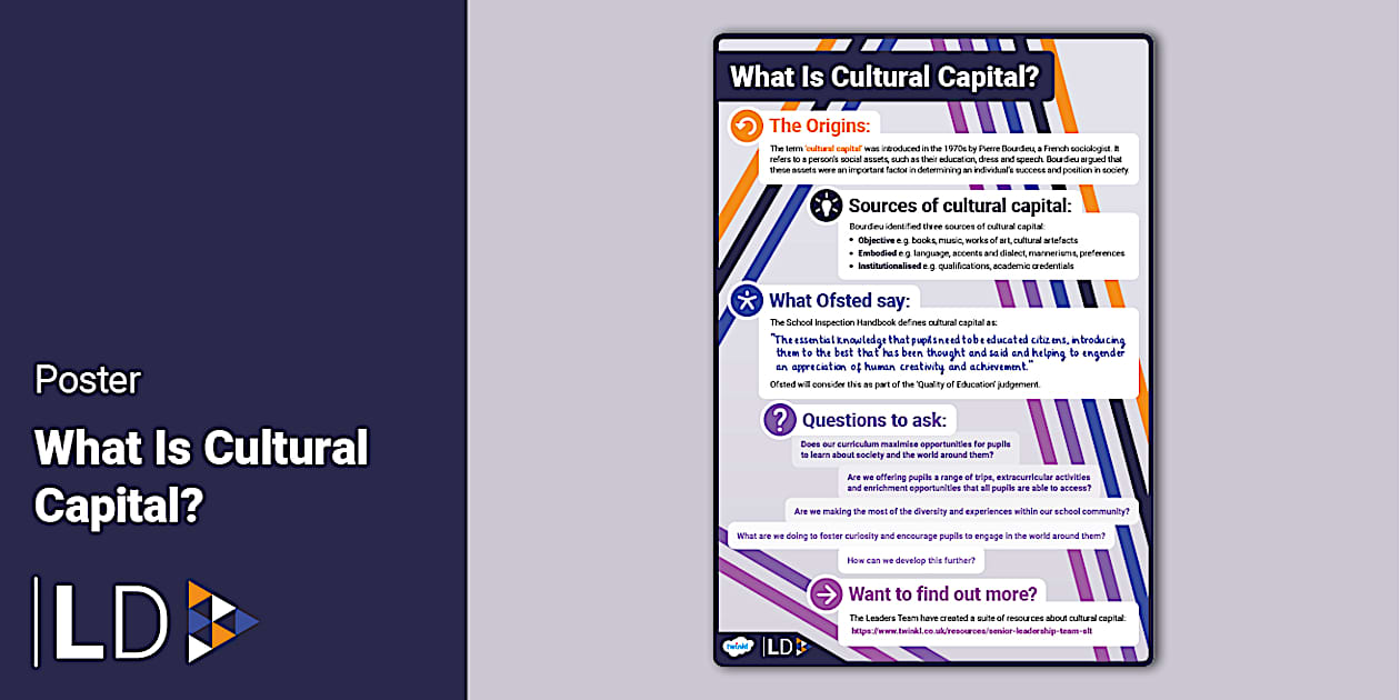 What is cultural capital? - leaders