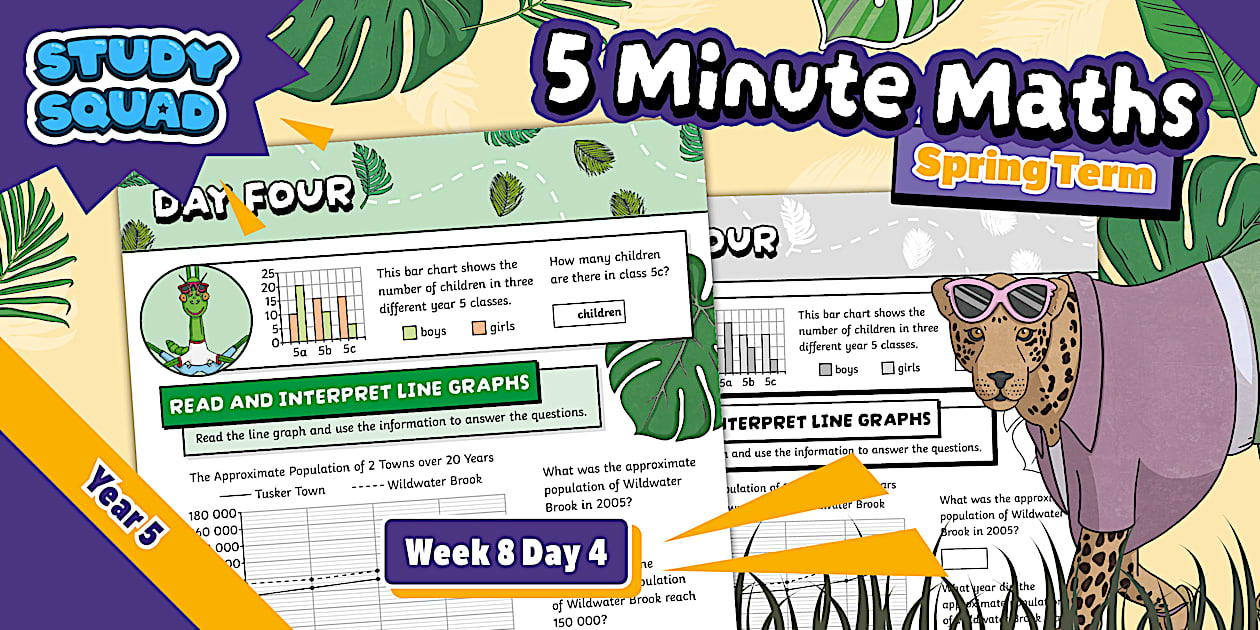 👉 Study Squad 5 Minute Maths - Year 5 Spring - Week 8 Day 4