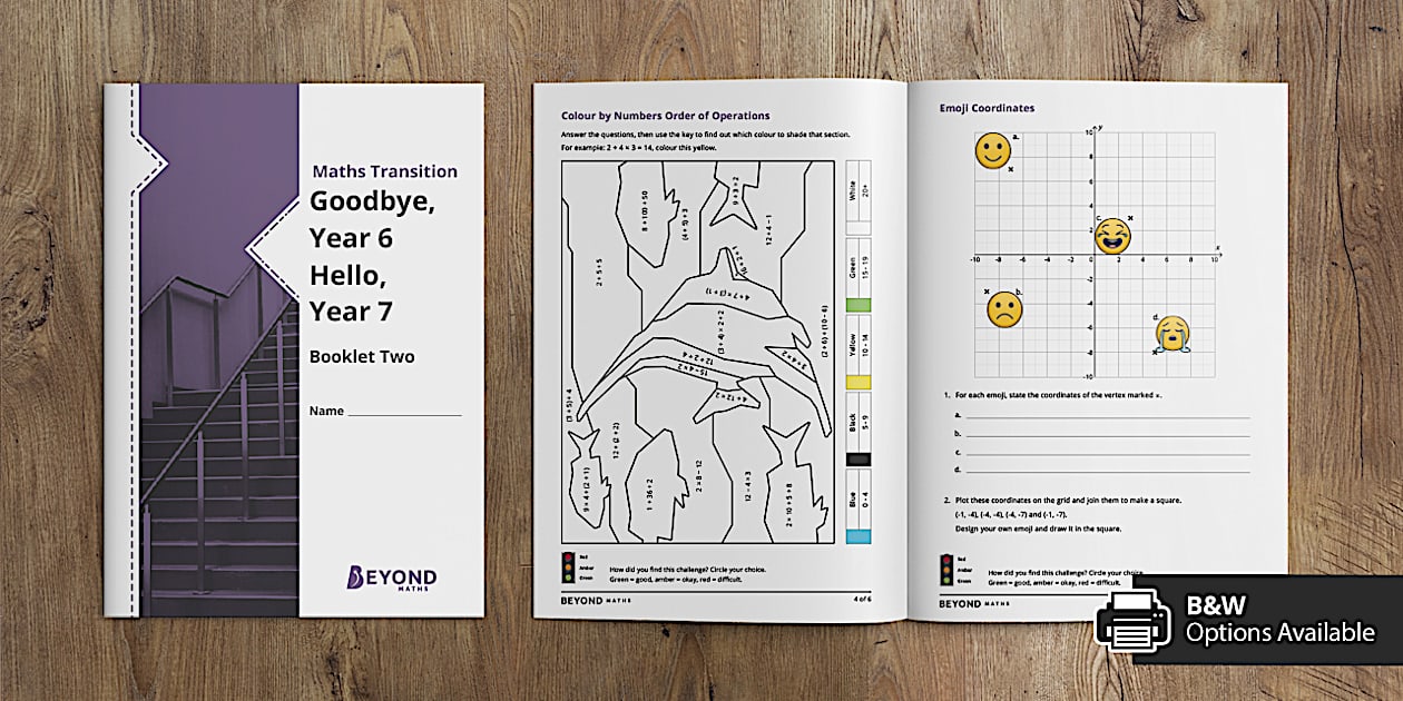 👉 Goodbye, Year 6; Hello, Year 7 Transition Booklet 2