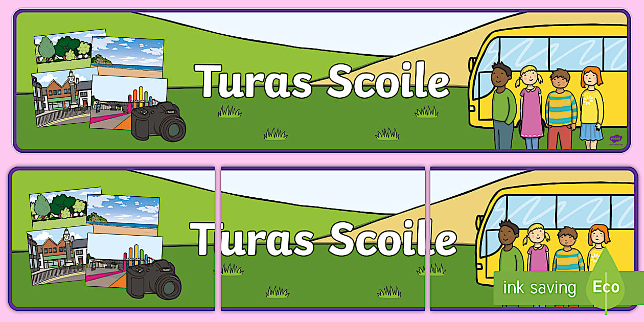 Turas Scoile Display Banner (Teacher-Made) - Twinkl