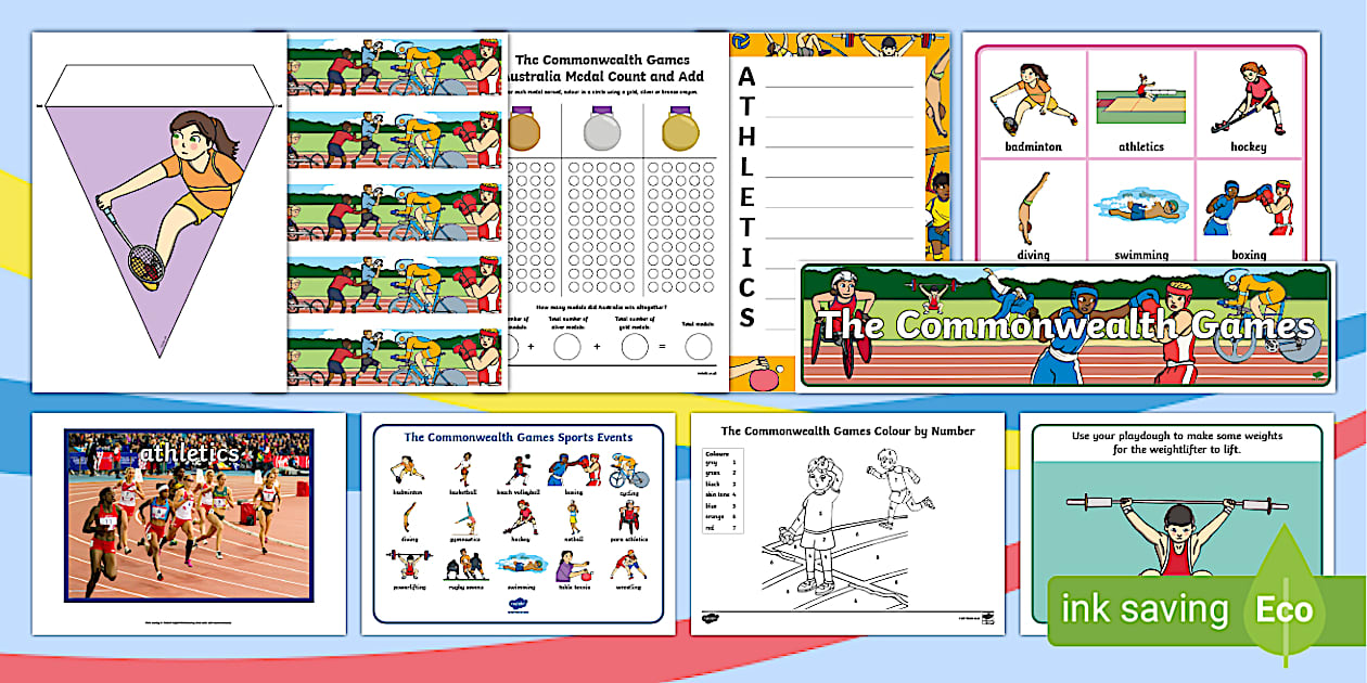EYFS The Commonwealth Games Resource Pack (teacher made)