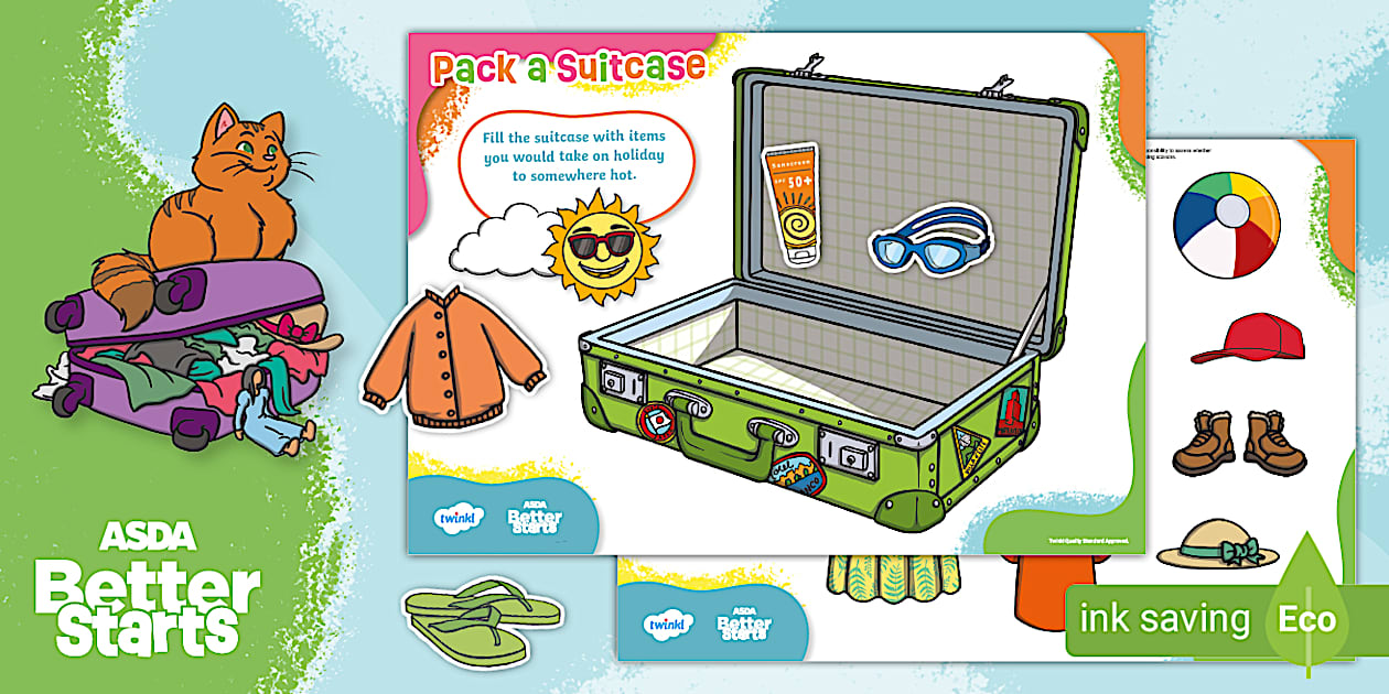 FREE! - ASDA Better Starts: Summer Holiday Clothes Sorting Activity