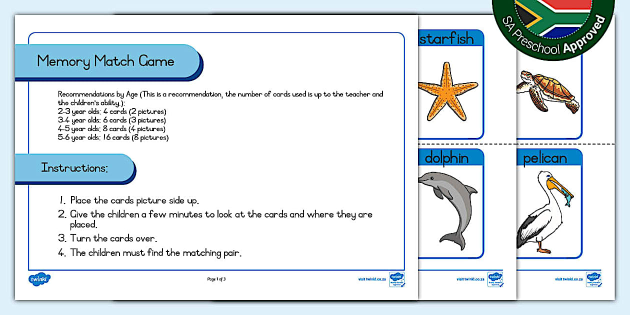 Memory Match Game - The Beach (teacher made) - Twinkl
