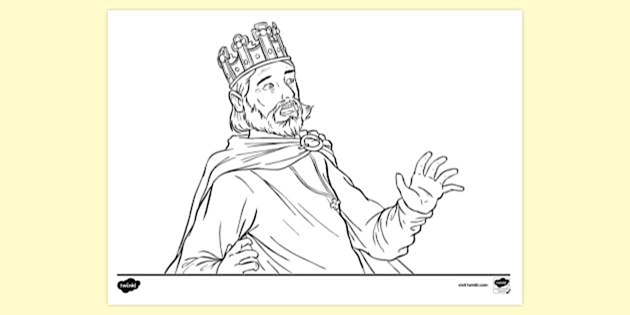 Shocked Macbeth Colouring Sheet | Colouring Sheets - Twinkl