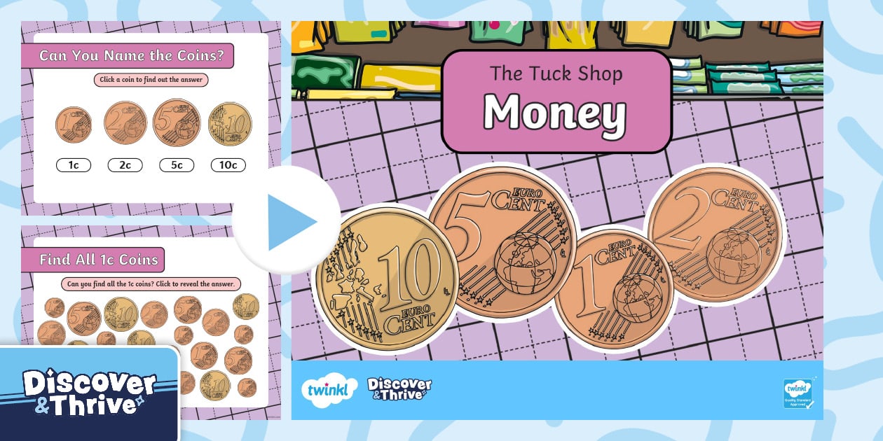 The Tuck Shop Money PowerPoint - Twinkl Ireland - Twinkl