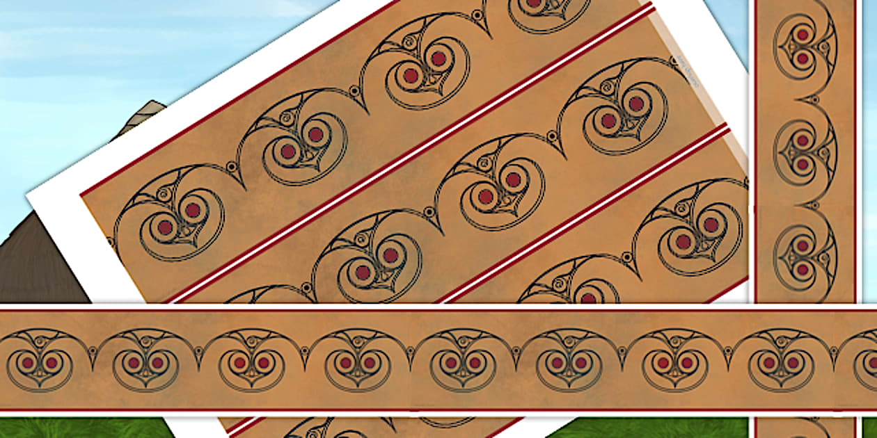 Iron Age Themed Border Pieces - Twinkl