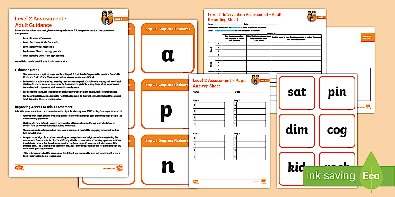 KS1 Level 2 Intervention - Assessment Pack (teacher made)