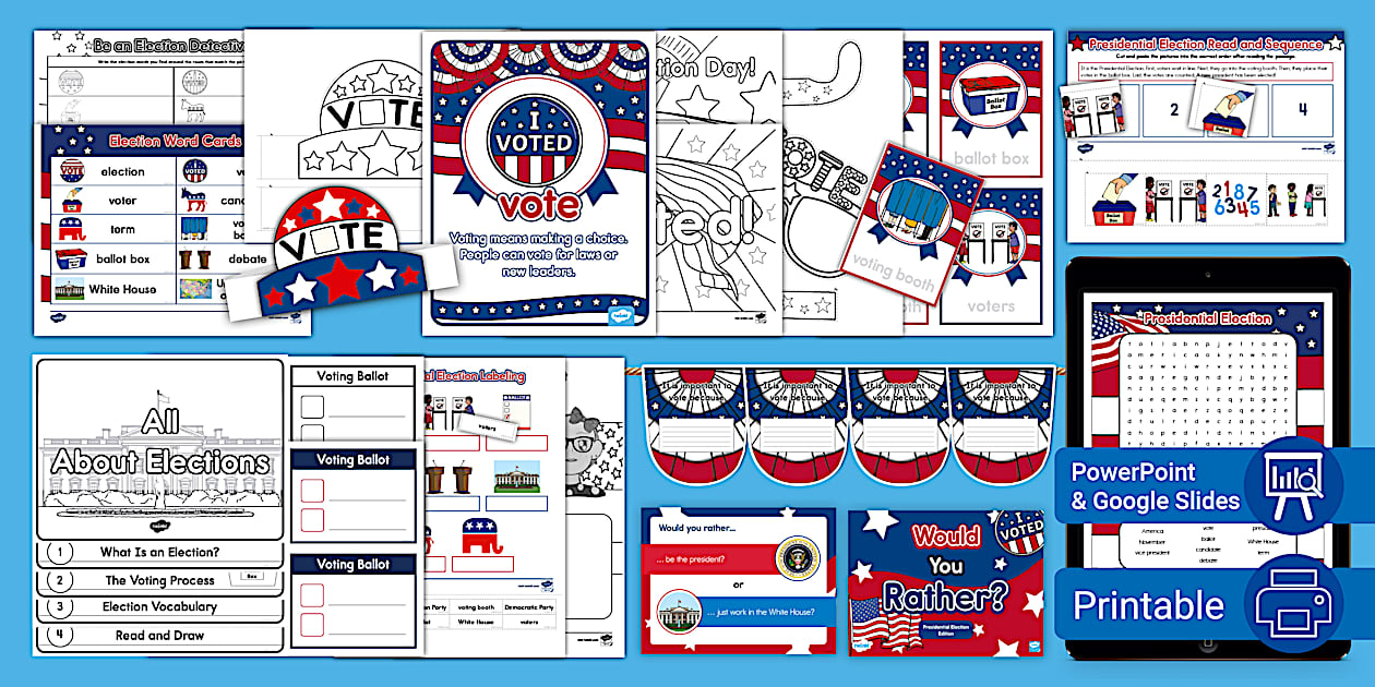 Voting Activities for Kindergarten | Elections | Twinkl USA