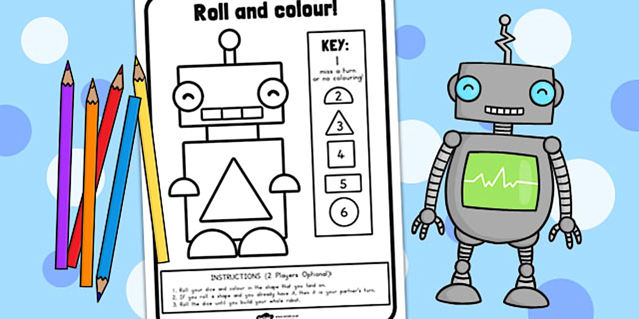 Shape Rolling Worksheet (teacher made) - Twinkl