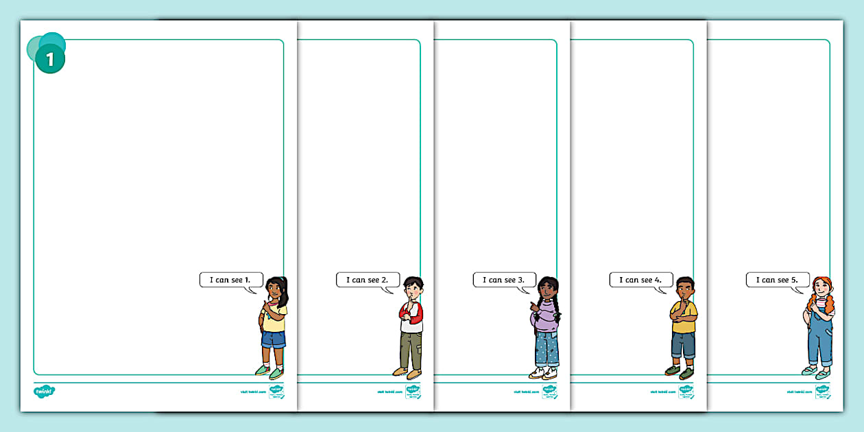 👉 I Can See… Counting Activity Sheets | Twinkl - Twinkl