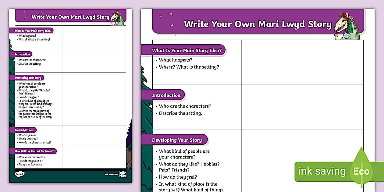 Write your own Mari Lwyd Story - Progression Step 3