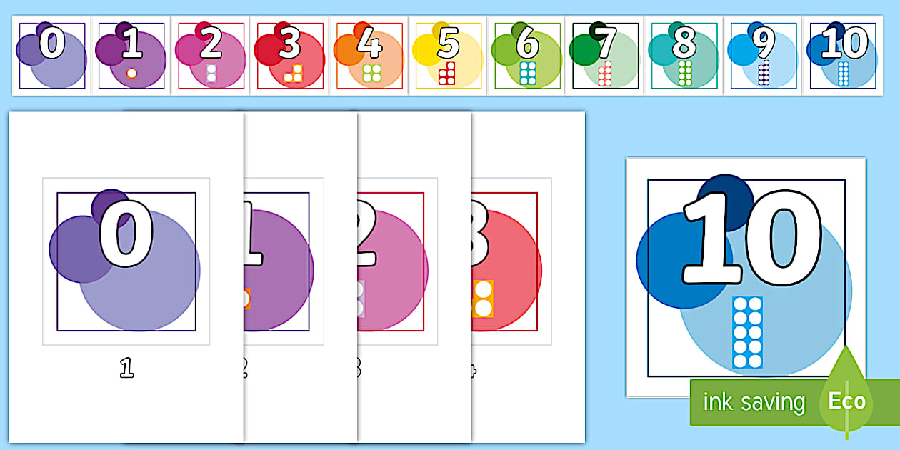 0-10 Number Track (Compatible with Bee-Bot) (teacher made)