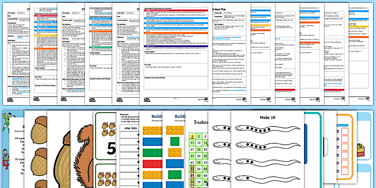 EYFS Using Quantities and Objects, they Add and Subtract... EYFS Resource