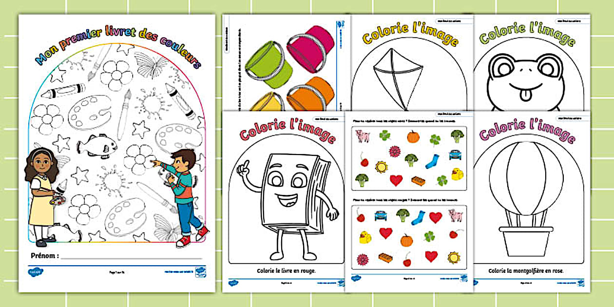 Mon premier livret des couleurs (teacher made) - Twinkl