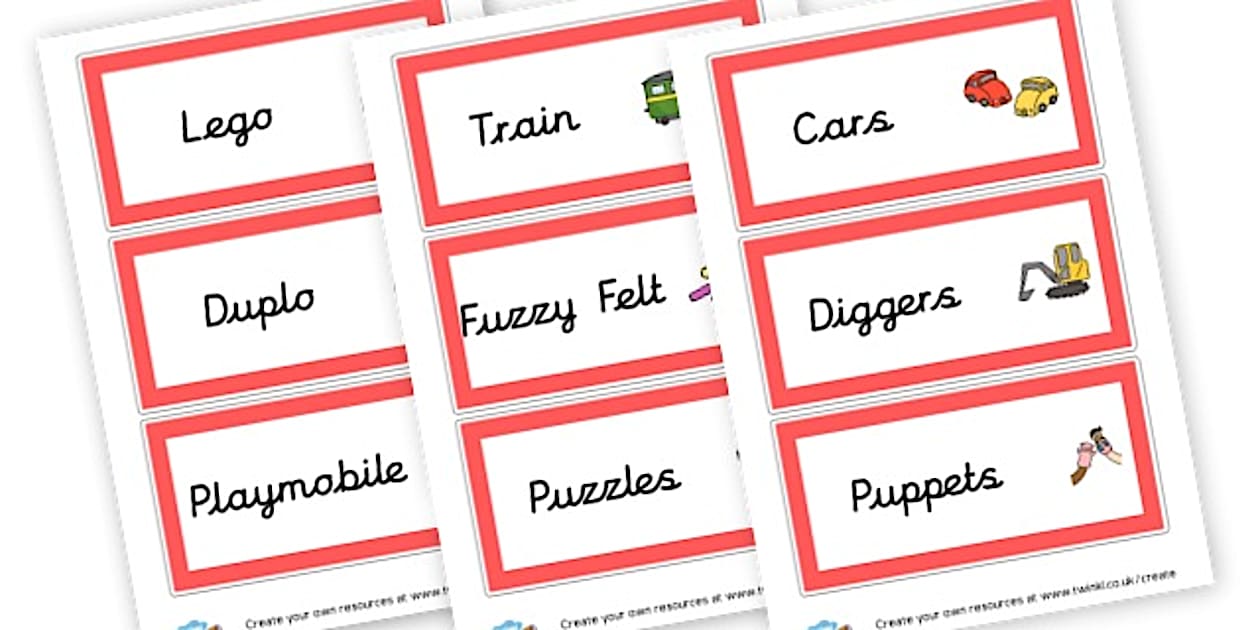 Year 1 large box labels (teacher made) - Twinkl